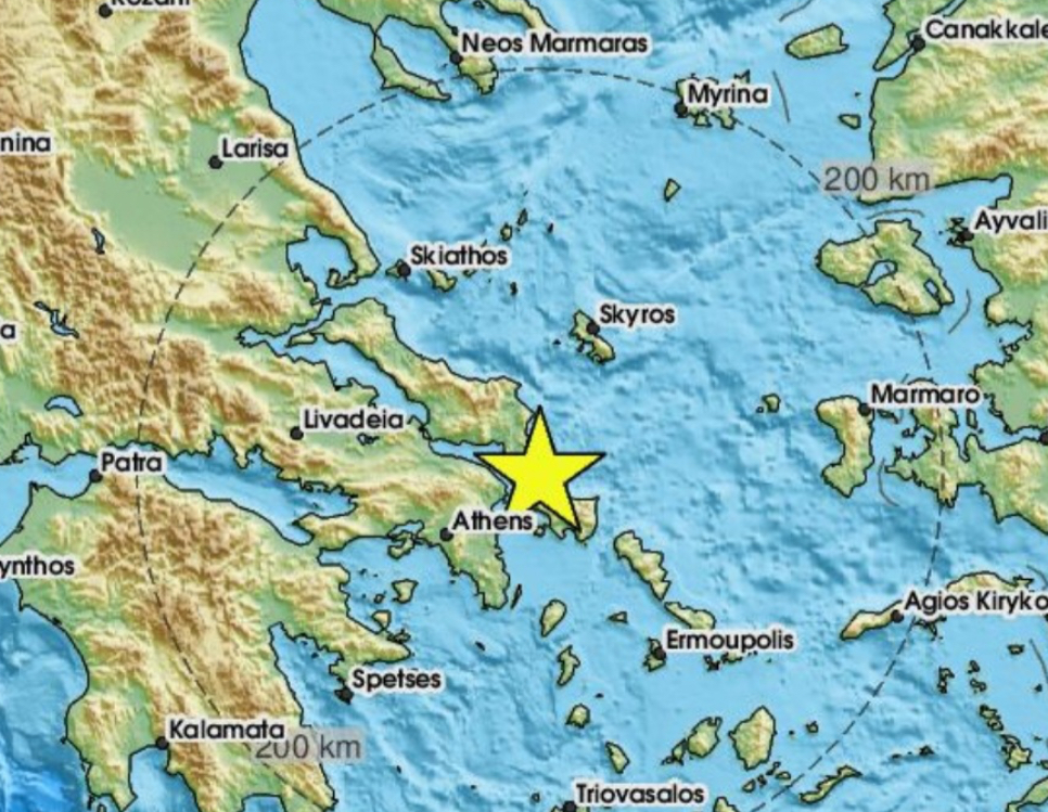 Αισθητή σεισμική δόνηση στην Αττική - KalimeraEllada.gr