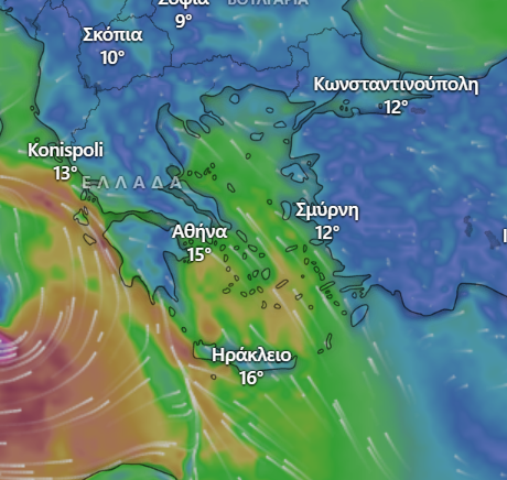 Πότε χτυπά η κακοκαιρία την Αττική - LIVE εικόνα - KalimeraEllada.gr